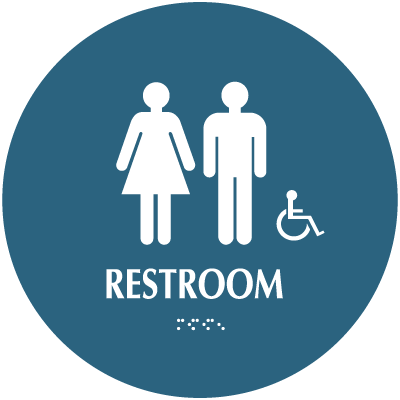 Restroom (Accessibility) - Optima California Code Restroom Signs | Seton