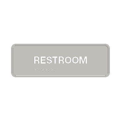 Restroom - ADA Braille Tactile Signs|Seton Canada | Seton.ca