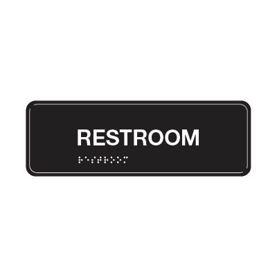 Restroom - ADA Braille Tactile Signs|Seton Canada | Seton.ca