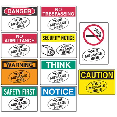Semi-Custom Workplace Safety Signs|Seton Canada | Seton.ca