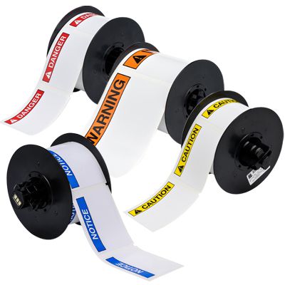 Brady® BBP®31 & BBP®33 ANSI Header Label Ribbons | Emedco
