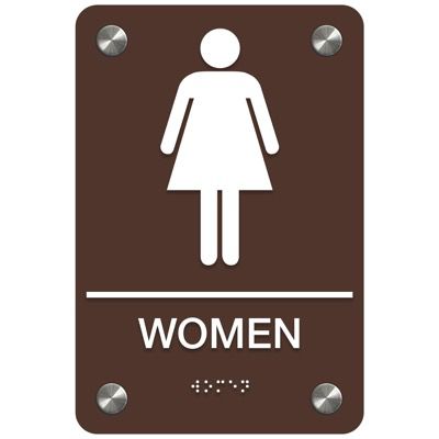 Women Restroom Signs - Premium Braille Signs, ADA Signs | Seton | Seton.ca