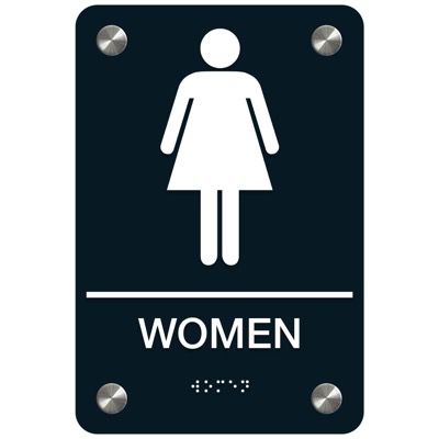 Women Restroom Signs - Premium Braille Signs, ADA Signs | Seton | Seton.ca