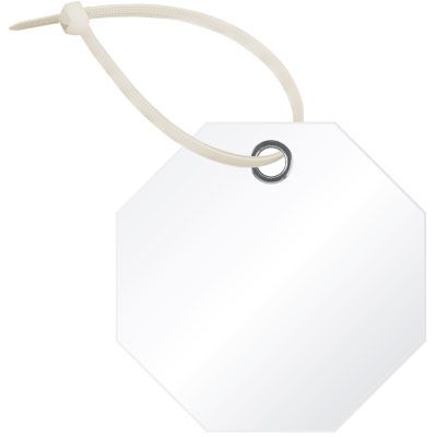 Mini Colored Octagon Tags | Emedco