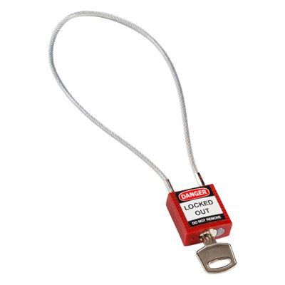 Brady® Compact Cable Padlock | Emedco