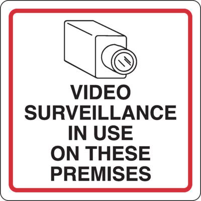 Video Surveillance Signs - Deter Crime & Boost Security | Seton