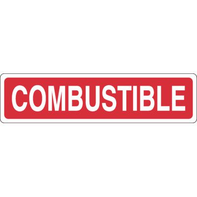 Combustible Truck and Tank Signs | Seton