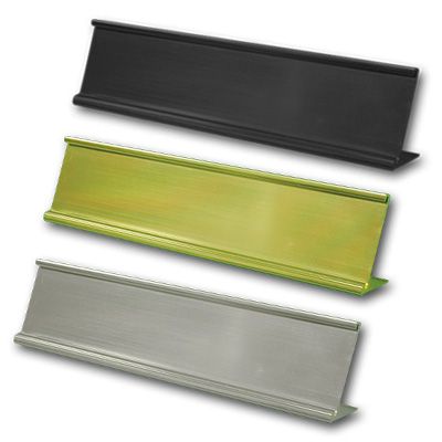 Nameplate Desktop Frames - 10"W x 2"H | Seton