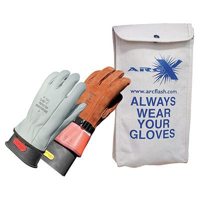 Protective rubber gloves store