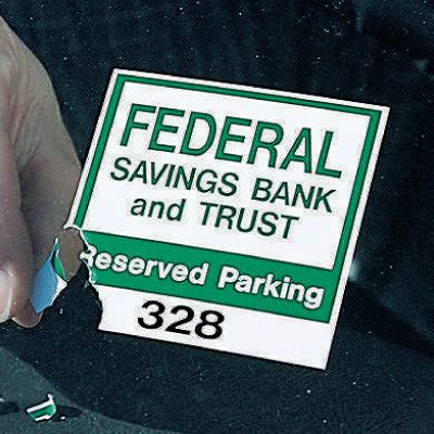 Destructible Windshield Parking Permit Decals, Parking Decal | Seton