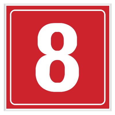 Engraved Door Number Signs | Durable & Versatile Wayfinding | Seton