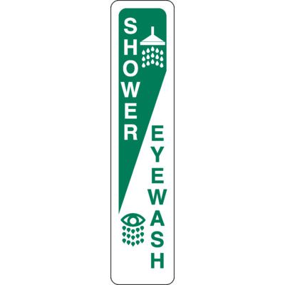 Eyewash & Emergency Shower Signs | Safety First | Emedco