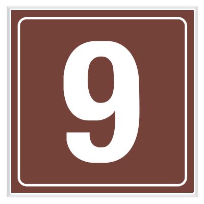 9 - Engraved Door Number Signs|Seton Canada | Seton.ca