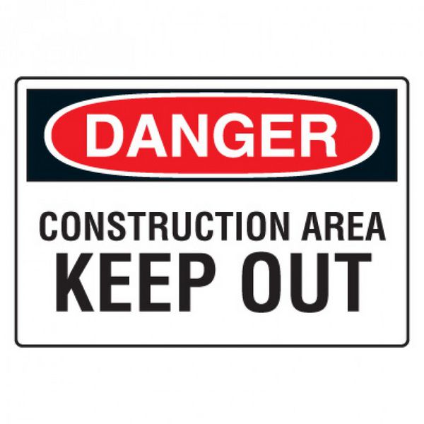 Site Safety Signs - Danger Construction Area Keep Out|Seton Canada ...