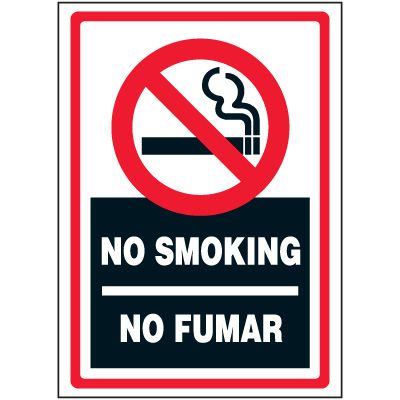 No Smoking Labels | Emedco