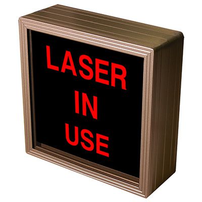 Laser In Use Backlit LED Sign | Seton