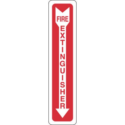 Fire Extinguisher (Arrow Down) Signs | ANSI Compliant & Durable | Seton