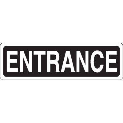 Entrance - Industrial Entrance Signs | Seton | Seton