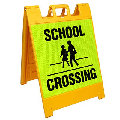 Traffic Barricade Signs & A-Frame Stands | Road Closed & Barrier ...