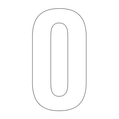 Die-Cut Non-Reflective Numbers|Seton Canada | Seton.ca