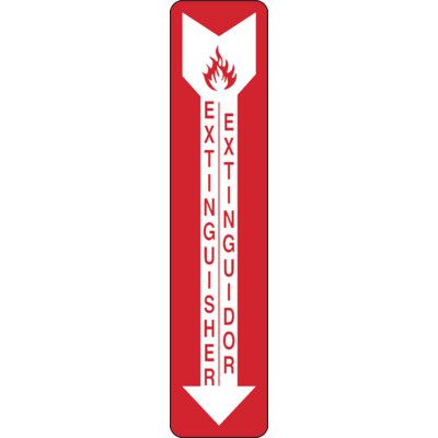 Bilingual Fire Extinguisher - Industrial Fire Signs | Seton | Seton
