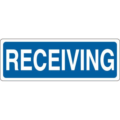 Receiving - Industrial Shipping and Receiving Signs | Seton | Seton