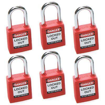 Brady® Safety Padlocks - Keyed Differently (Set of 6)|Seton Canada ...