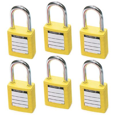 Safety Padlocks 1.5" Keyed Differently, Lockout Padlock | Emedco
