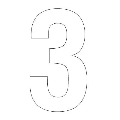 Die-Cut Non-Reflective Numbers|Seton Canada | Seton.ca