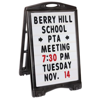 A Plus Rolling Sandwich Board Signs