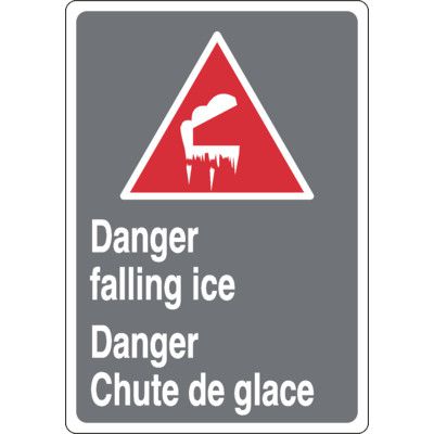 Ice and Snow Warning Signs | Winter Safety Signs | Seton.ca
