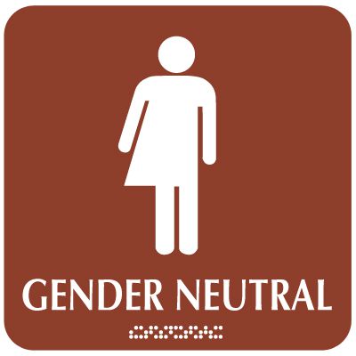 Gender Neutral with Graphic - Optima ADA Restroom Signs|Seton Canada ...