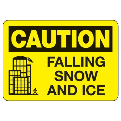 Ice & Snow Warning Signs | Alert People to Potential Hazards | Seton