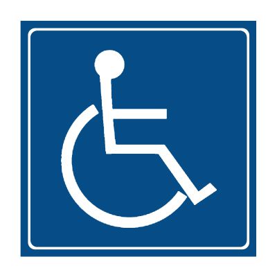 Accessibility Symbol - Engraved Graphic Symbol Signs | Emedco