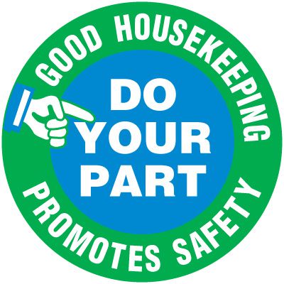 Floor Safety Signs - Good Housekeeping Promotes Safety | Emedco