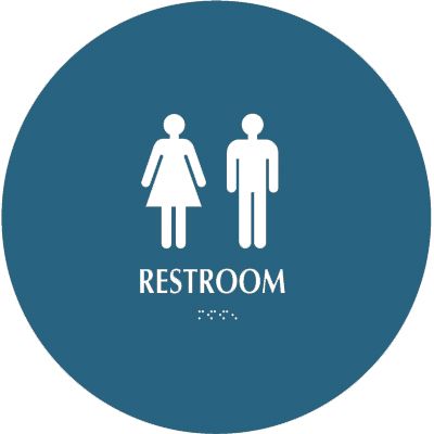 Restroom - Optima California Code Restroom Signs, Optima Signs | Seton