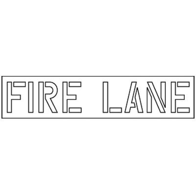 Fire Lane Stencil | Seton | Seton.ca