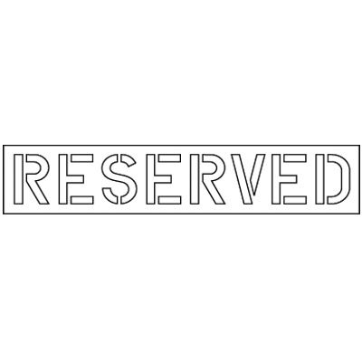 Reserved Stencil | Seton
