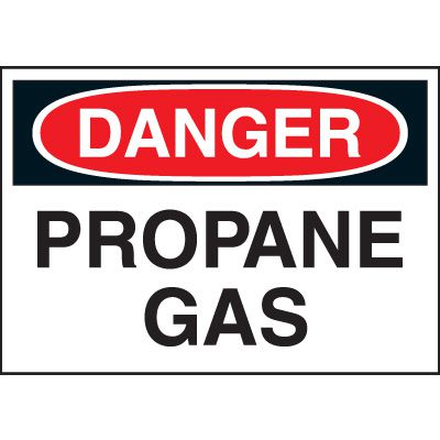 Warning Labels - Danger Propane Gas@ Safety Labels | Seton Canada ...