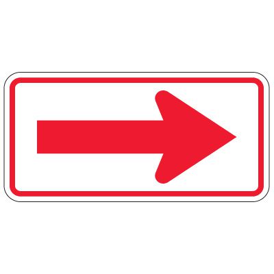 Right Arrow Traffic Signs | Aluminum Directional Signs | MUTCD ...