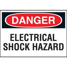 Electrical Shock Hazard, Danger Labels, Safety Labels | Seton Canada ...