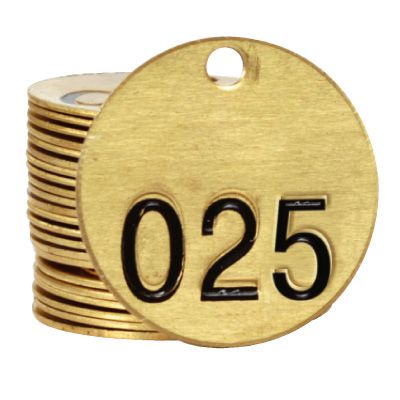 Single Brass Tags | Emedco