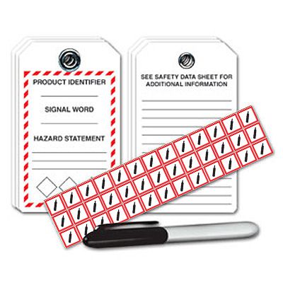 GHS Tag/Pictogram Label Kit - Explosive | Emedco
