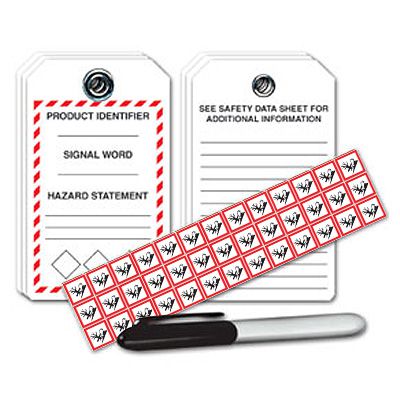 GHS Tag/Pictogram Label Kit - Explosive | Emedco