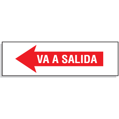 To An Exit with Left Facing Arrow- Directional Signs | Seton