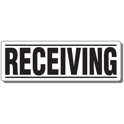 Receiving Loading Dock Sign | Emedco