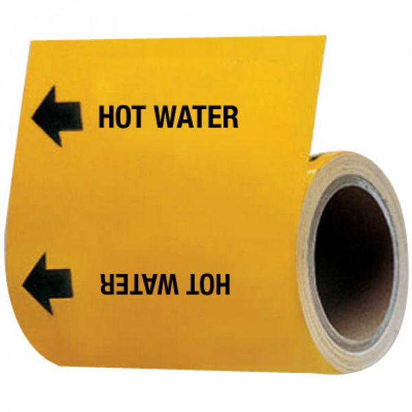 Wrap Around Adhesive Markers - Hot Water | Seton Canada | Seton.ca