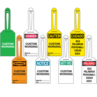 Custom Lock-On Safety Tags | Seton
