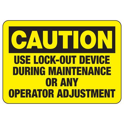 Caution Lock Out For Safety Before You Start - Lockout Sign | Seton | Seton
