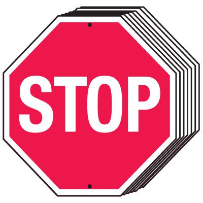 Bulk Warehouse Stop Signs - Stop|Seton Canada | Seton.ca